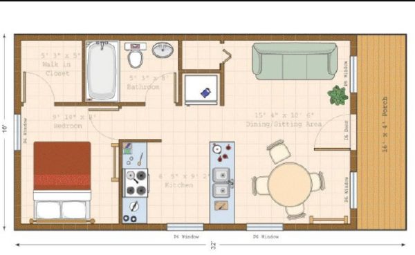 Floor Plans & House Shapes - Air Crete House Tiny House
